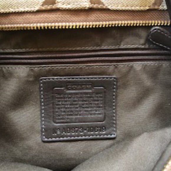 Coach | Bags | Coach Signature Logo Brown Hobo | Poshmark